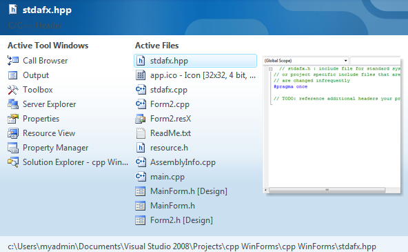 Keyboard windows navigation in Visual Studio | Tabs Studio Blog ...