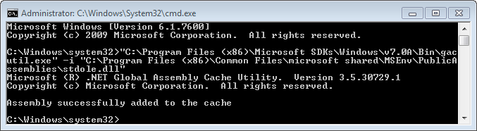 Missing stdole.dll with a custom Visual Studio 2010 installation | Tabs Studio Blog (organizing ...