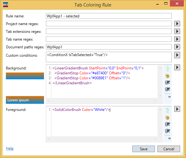 Tab coloring rules generator | Tabs Studio Blog (organizing Visual ...